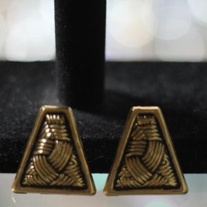 Jewelry | 9s Triangular Clip On Earrings | Poshmark